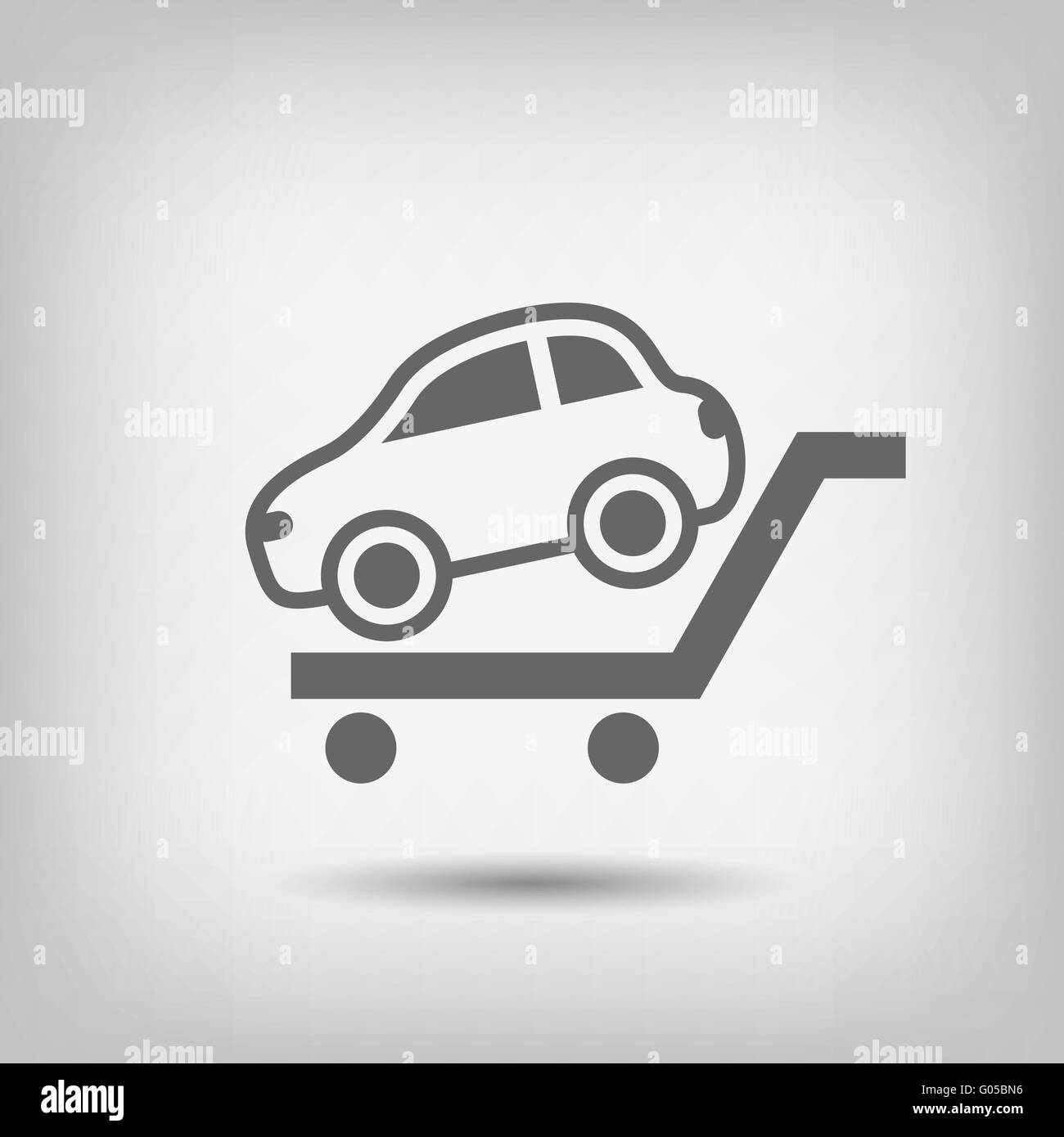 car in hand icon Stock Vector Image & Art - Alamy