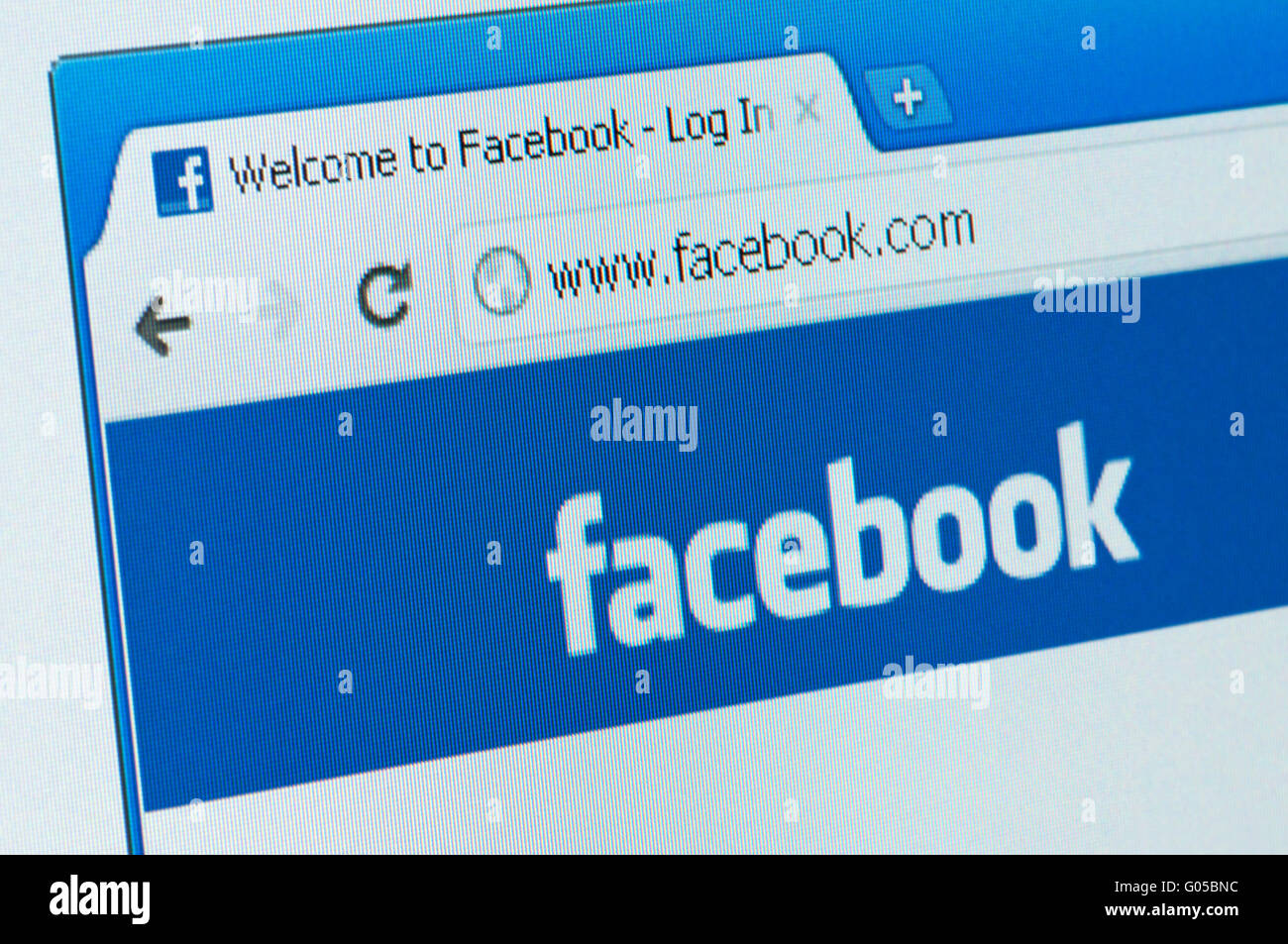 Facebook start page the popular social media networking October 20 ...