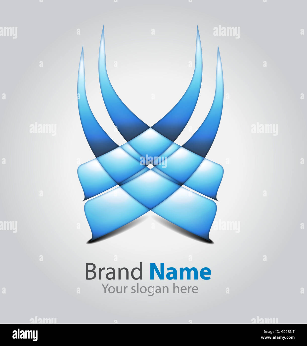 Abstract brand logo Stock Photo - Alamy