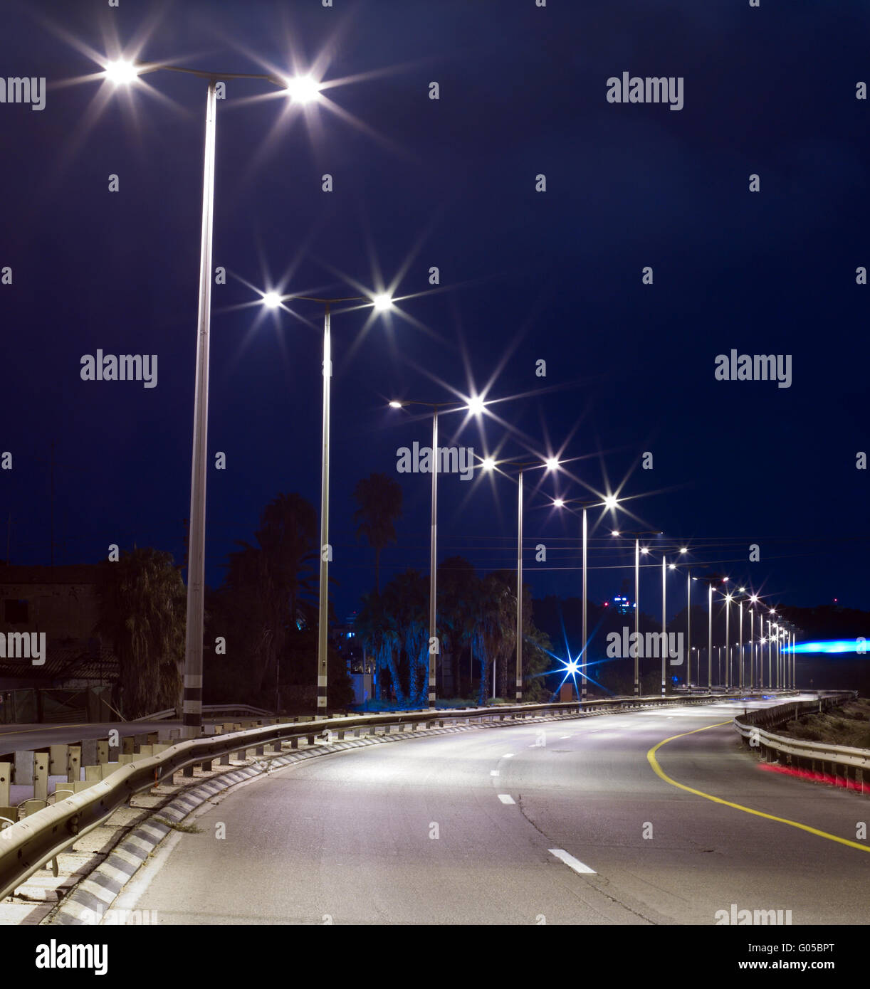 Night without cars hi-res stock photography and images - Alamy