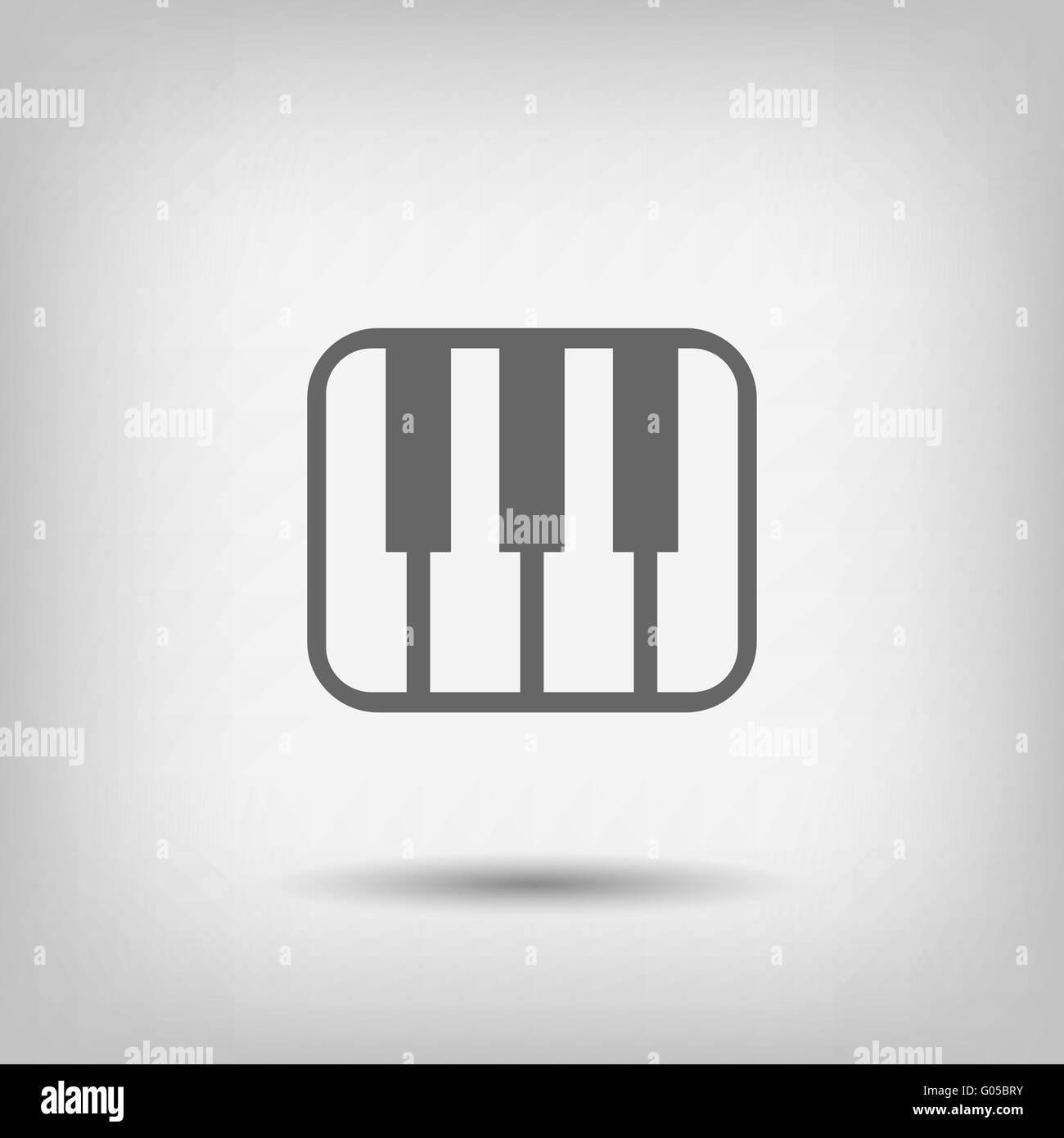 music keyboard icon Stock Vector Image & Art - Alamy