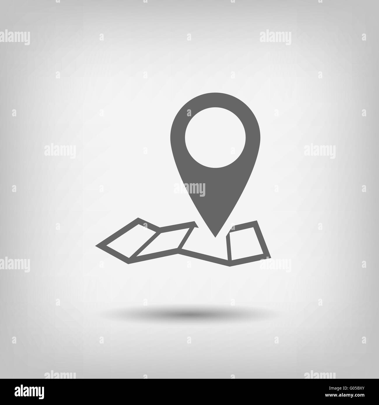 Map icon icon Stock Vector Image & Art - Alamy