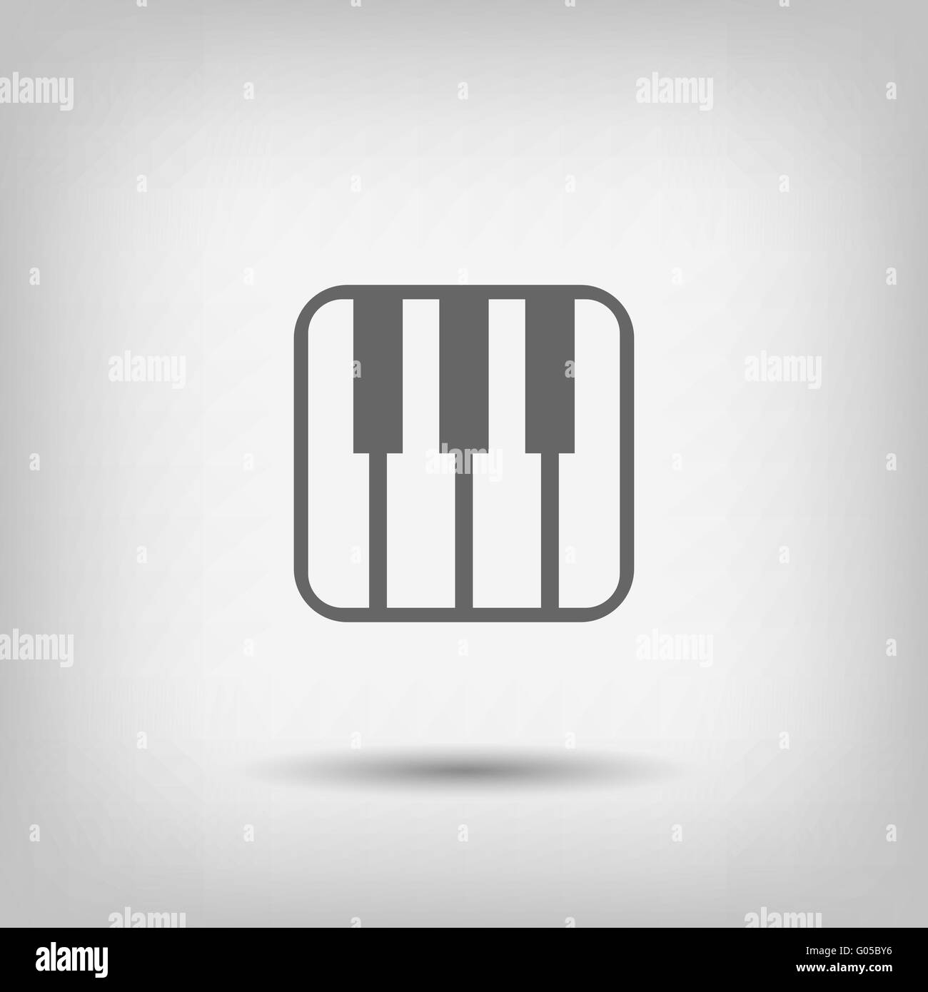music keyboard icon Stock Vector Image & Art - Alamy