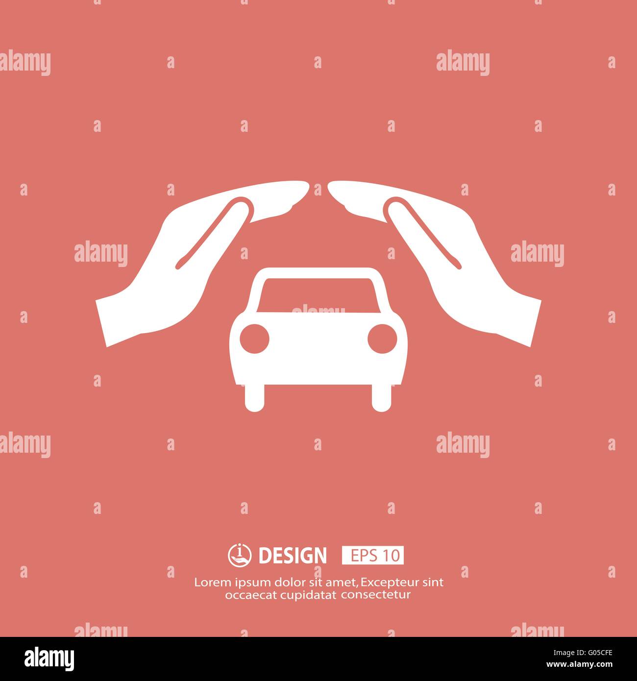 car in hand icon Stock Vector Image & Art - Alamy