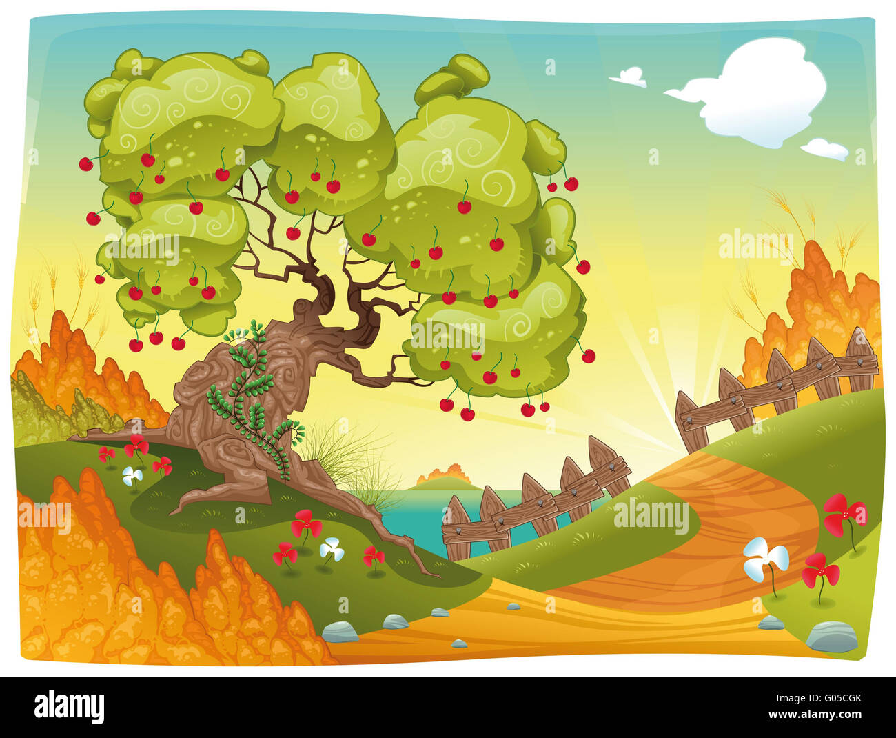 Bucolic landscape hi-res stock photography and images - Alamy