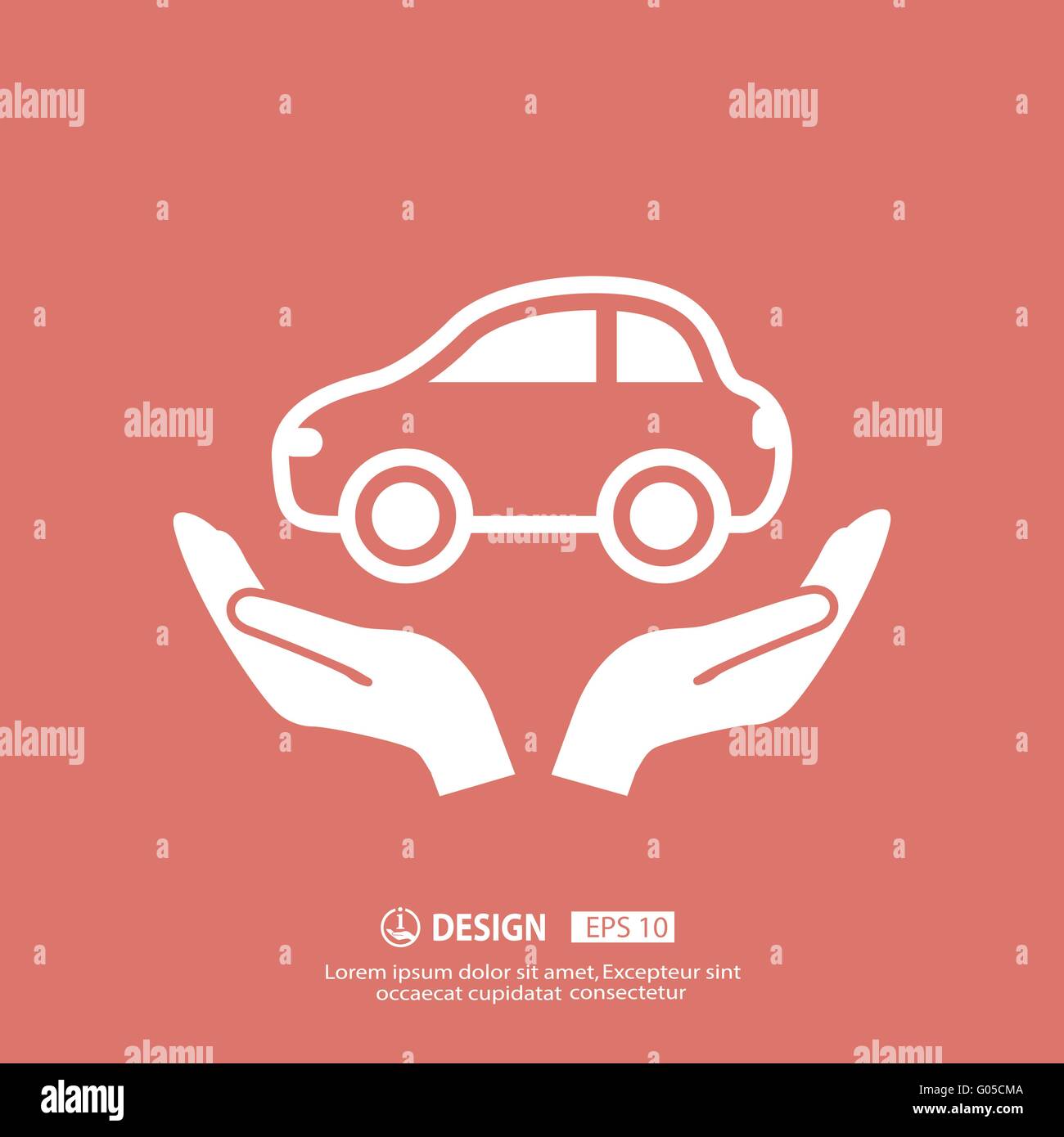 car in hand icon Stock Vector Image & Art - Alamy