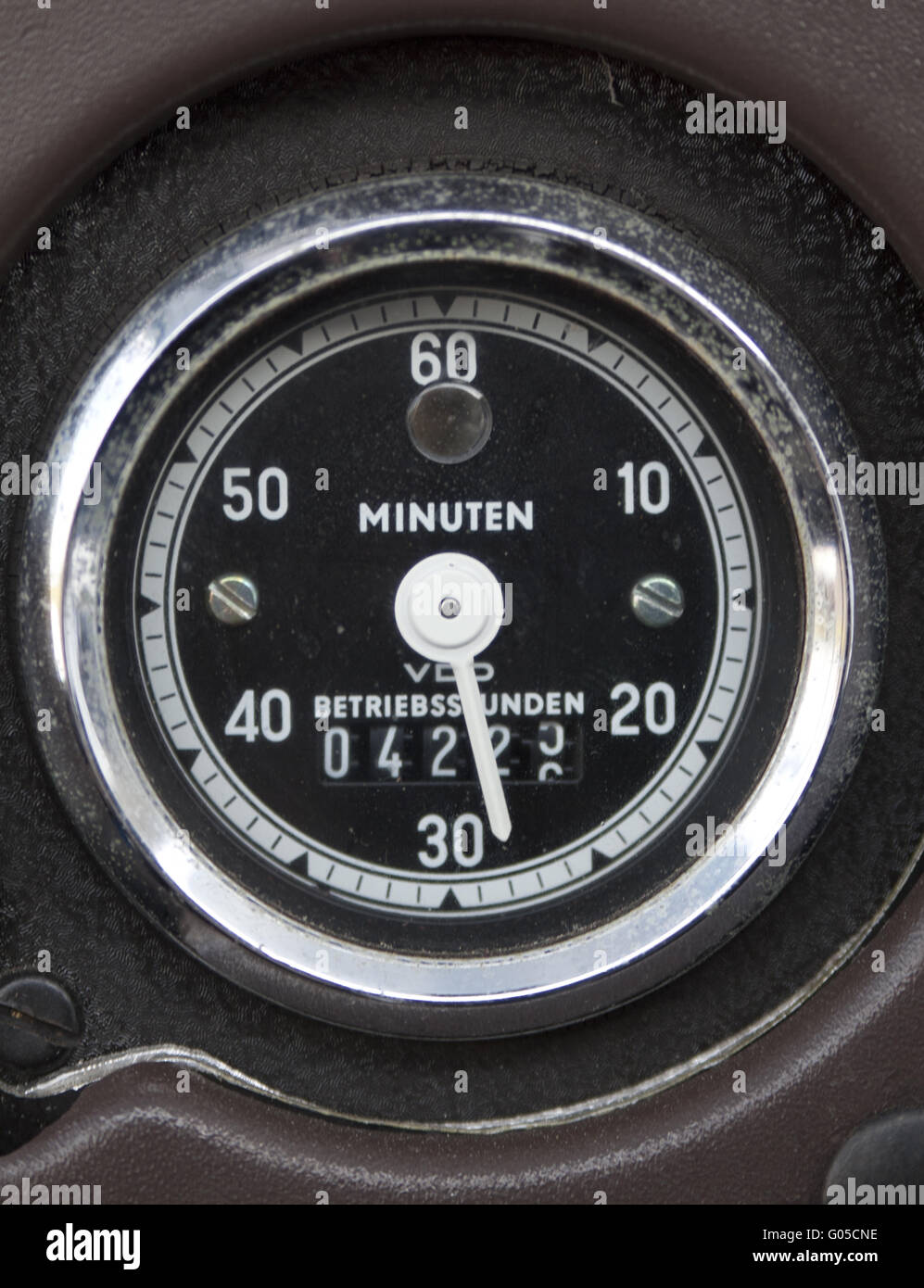 engine hour indicator Stock Photo - Alamy