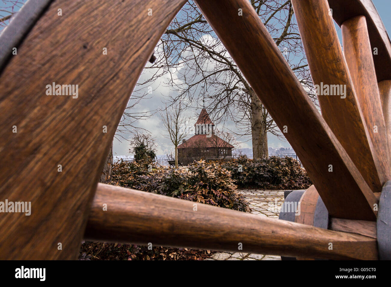 Thick tower at the esslingen castle hi-res stock photography and images ...