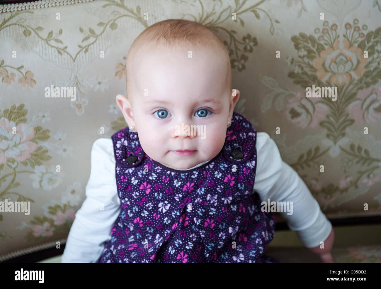 Baby one year portrait hi-res stock photography and images - Alamy