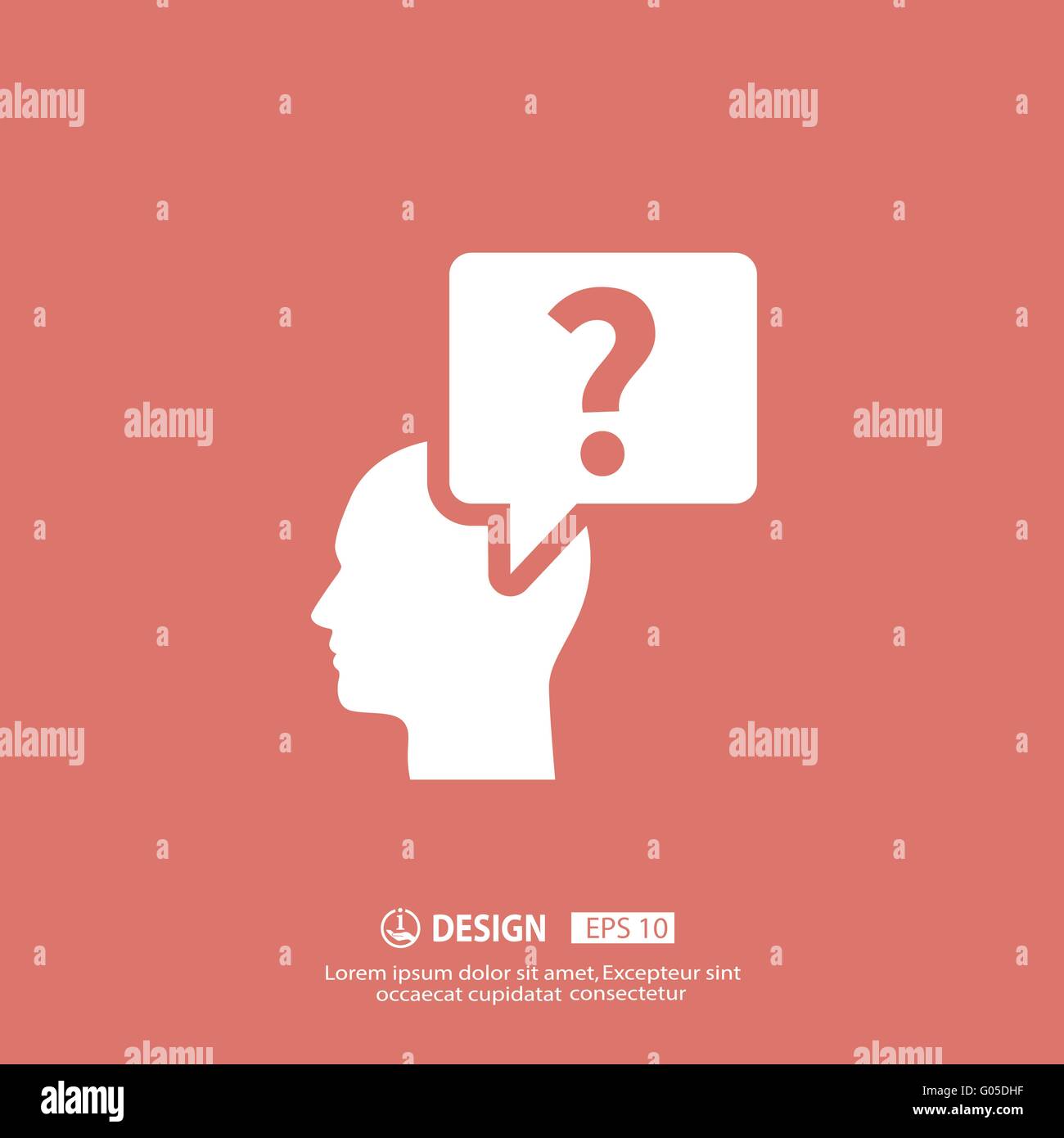 question mark and man icon Stock Vector Image & Art - Alamy