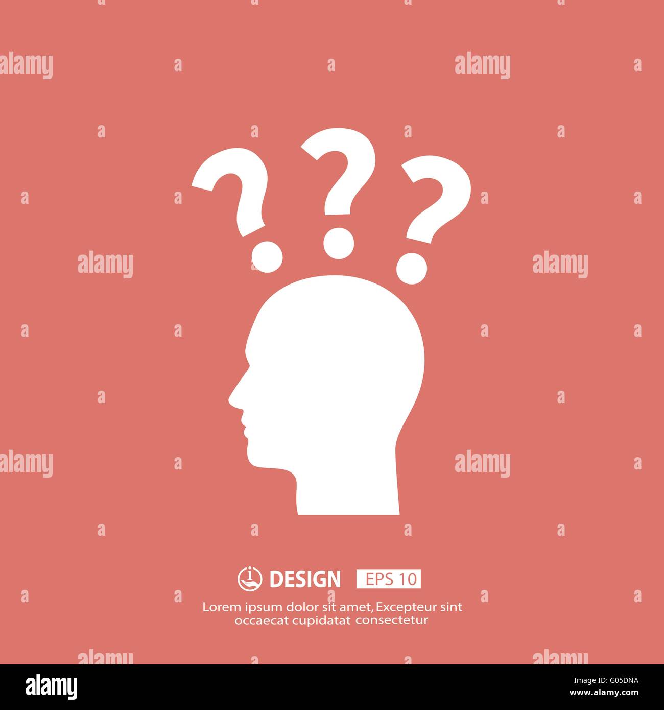 question mark and man icon Stock Vector Image & Art - Alamy