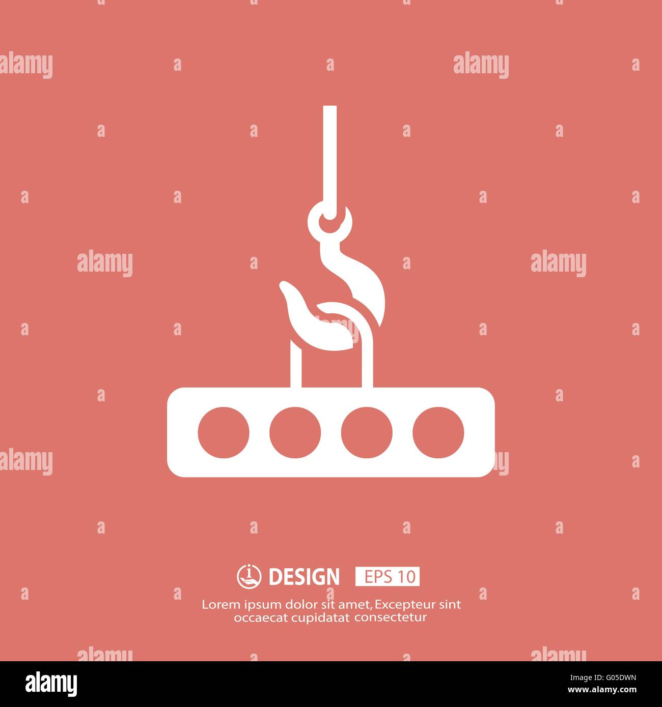 crane hook icon Stock Vector Image & Art - Alamy