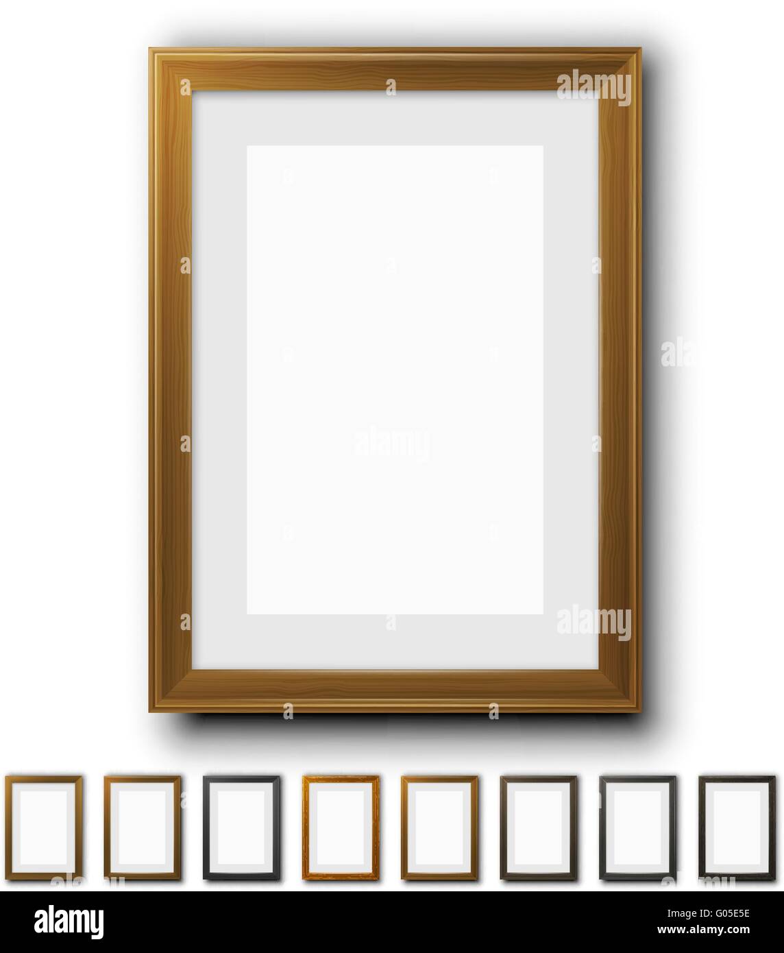 Brown Vector Frames Stock Vector Image & Art - Alamy