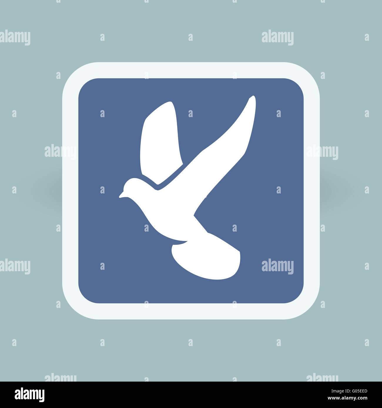 Bird icon vector Stock Vector Images - Alamy