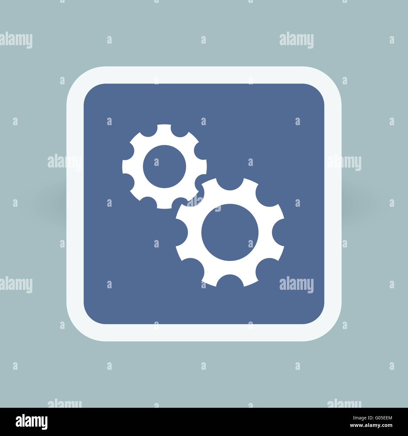 Gear vector icon illustration Stock Vector Images - Alamy