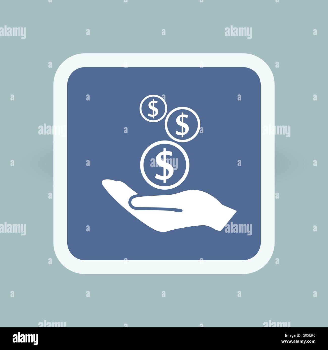 money in hand icon Stock Vector Image & Art - Alamy
