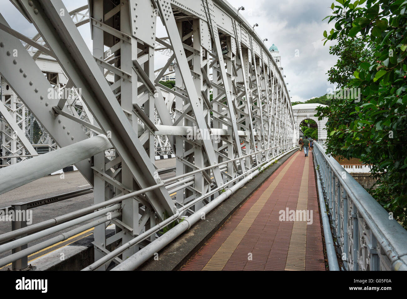 Anderson Bridge, Singapore, Asia Stock Photo - Alamy