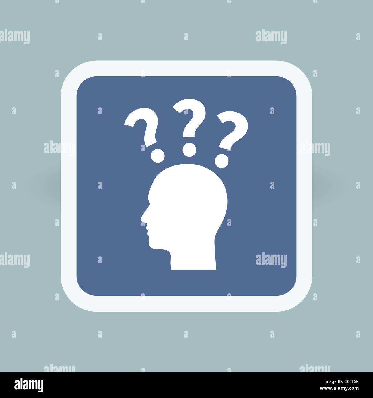 question mark and man icon Stock Vector Image & Art - Alamy