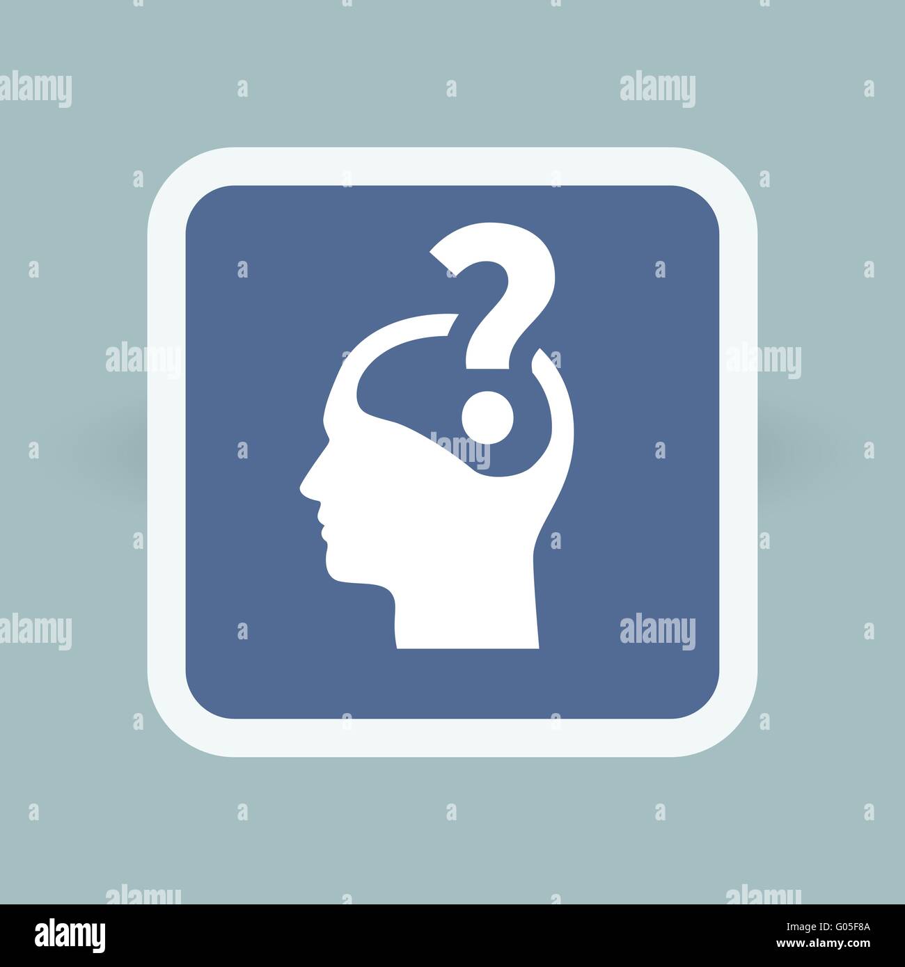question mark and man icon Stock Vector Image & Art - Alamy