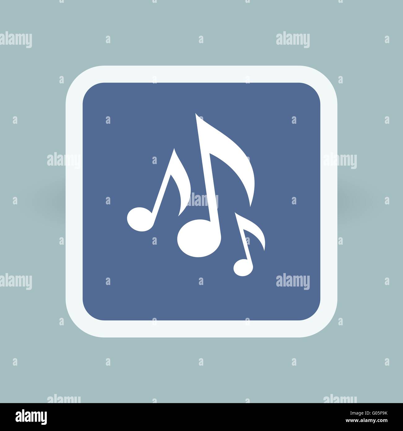 music note icon Stock Vector Image & Art - Alamy