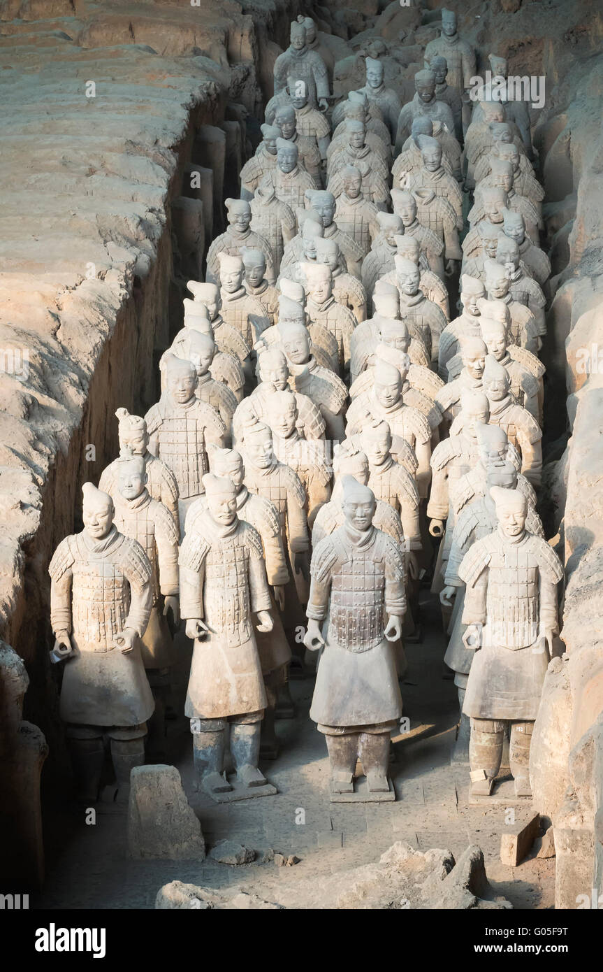 The terracotta army of the first emperor of china hi-res stock ...