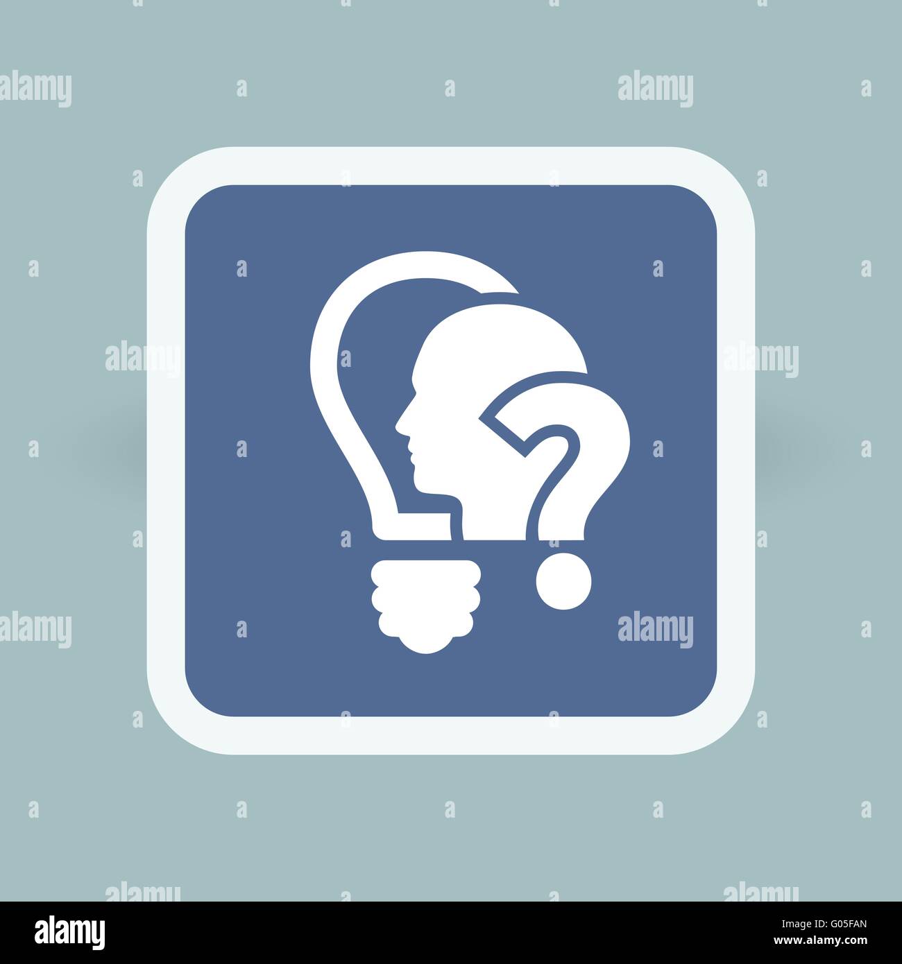 question mark and man icon Stock Vector Image & Art - Alamy