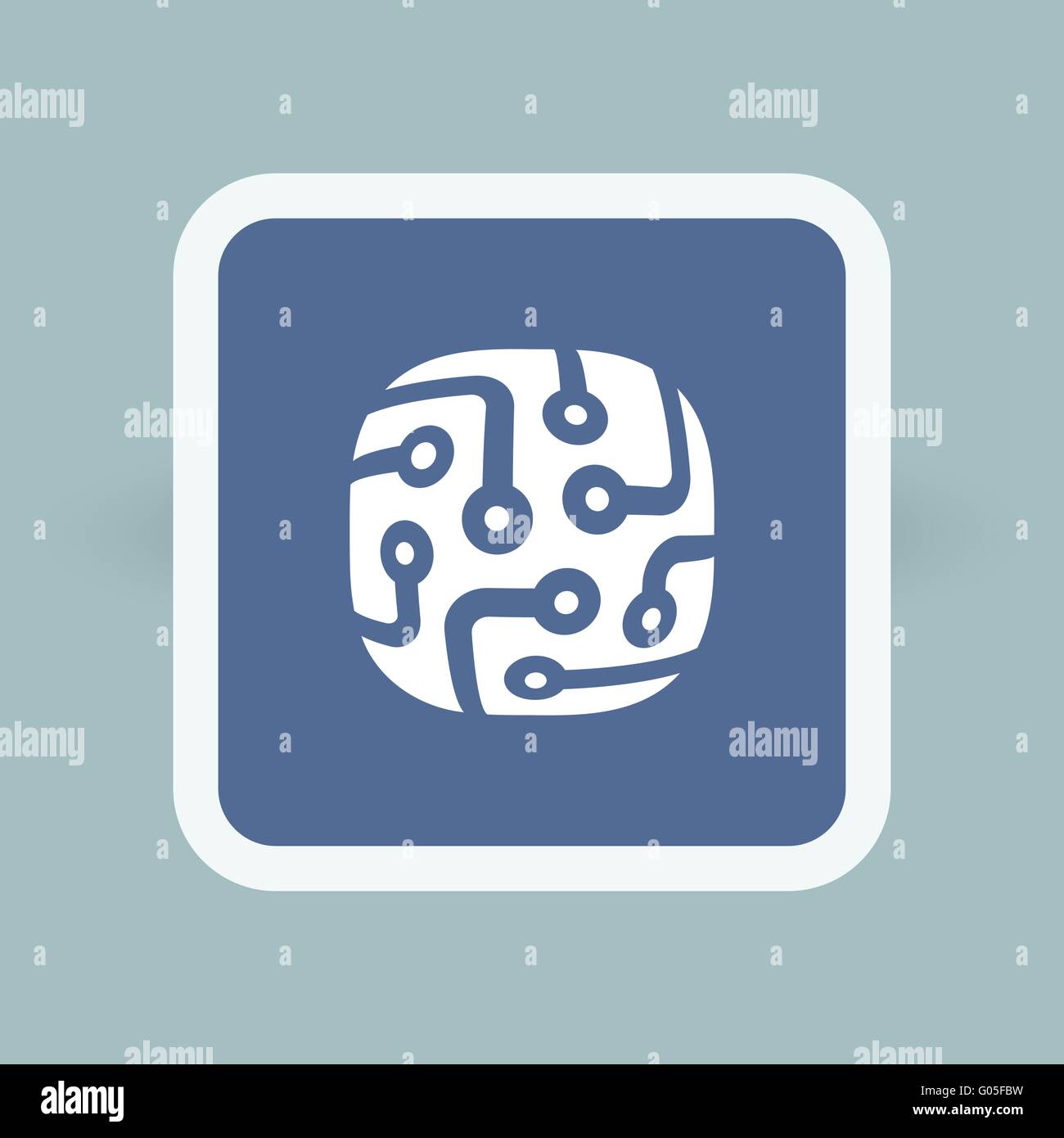 circuit board icon Stock Vector Image & Art - Alamy