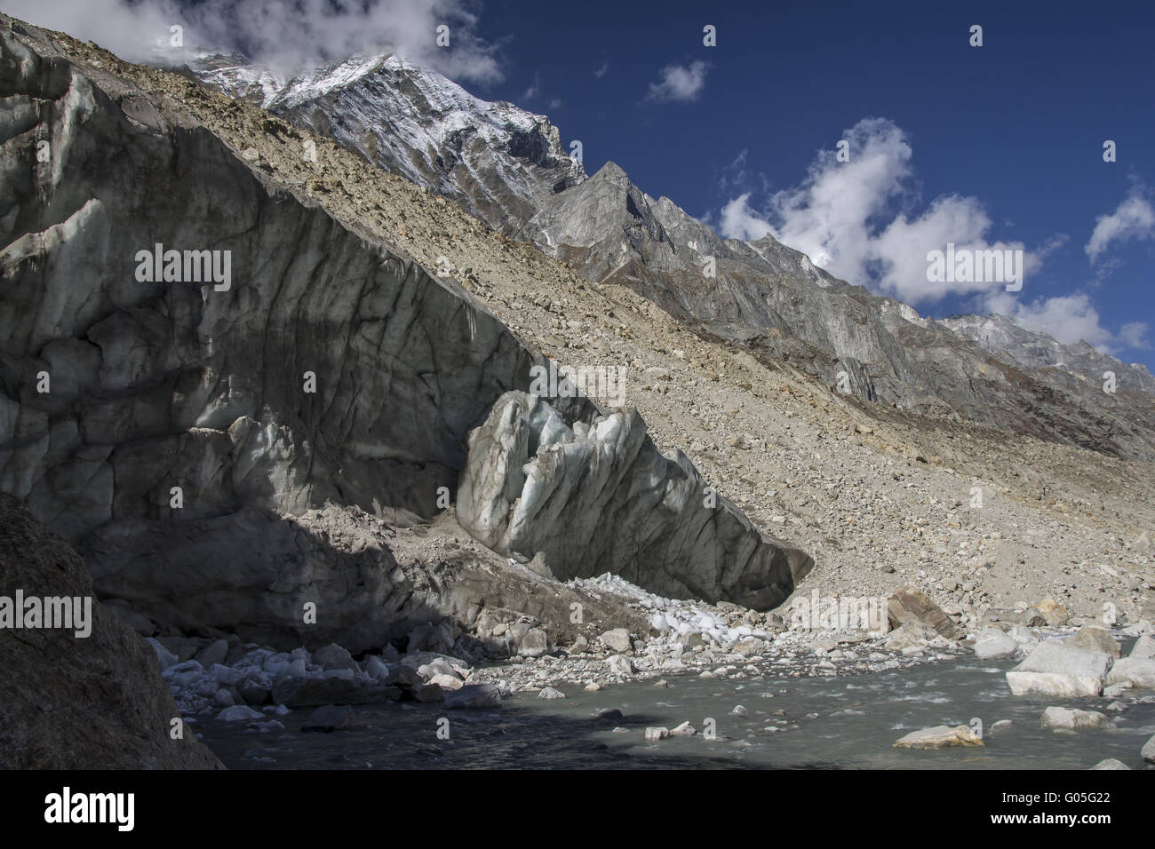 Gangotri glacier terminus Stock Photo - Alamy