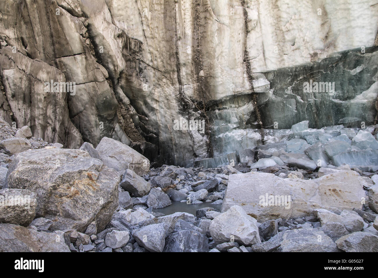 Gangotri glacier terminus Stock Photo - Alamy