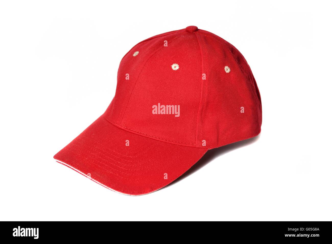 Red baseball cap Stock Photo - Alamy
