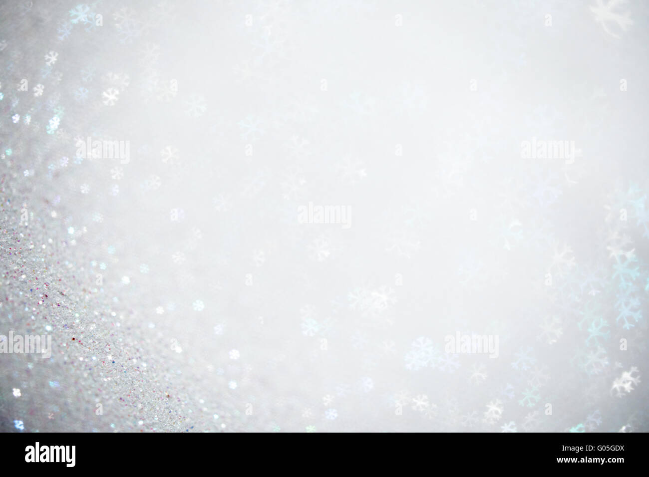 Beautiful festive abstract background with many snowflakes Stock Photo ...