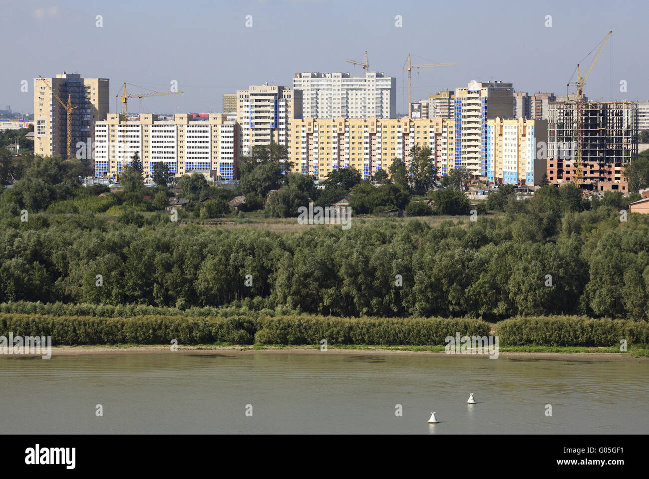 Development area AVANGRAD - a modern residential complex in Omsk Stock ...