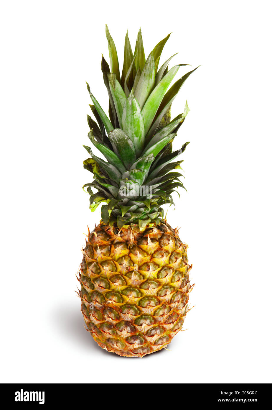 A whole pineapple isolated on white background Stock Photo - Alamy