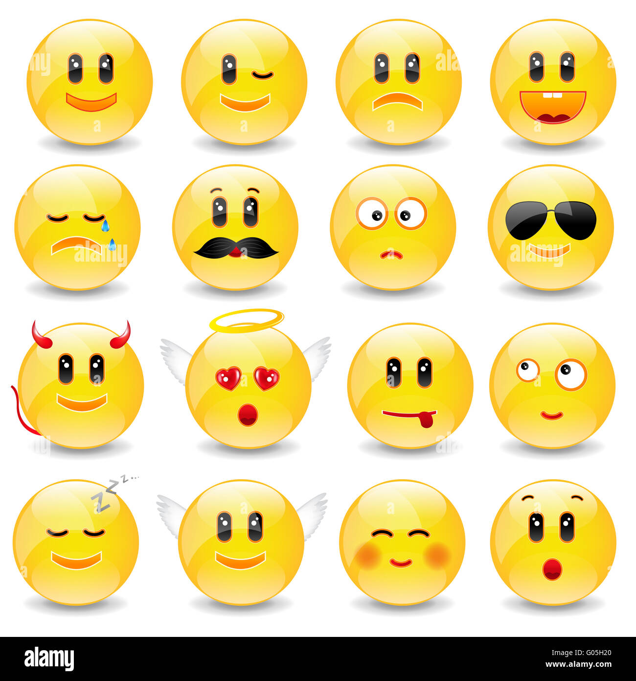 Sad smiley balls hi-res stock photography and images - Alamy