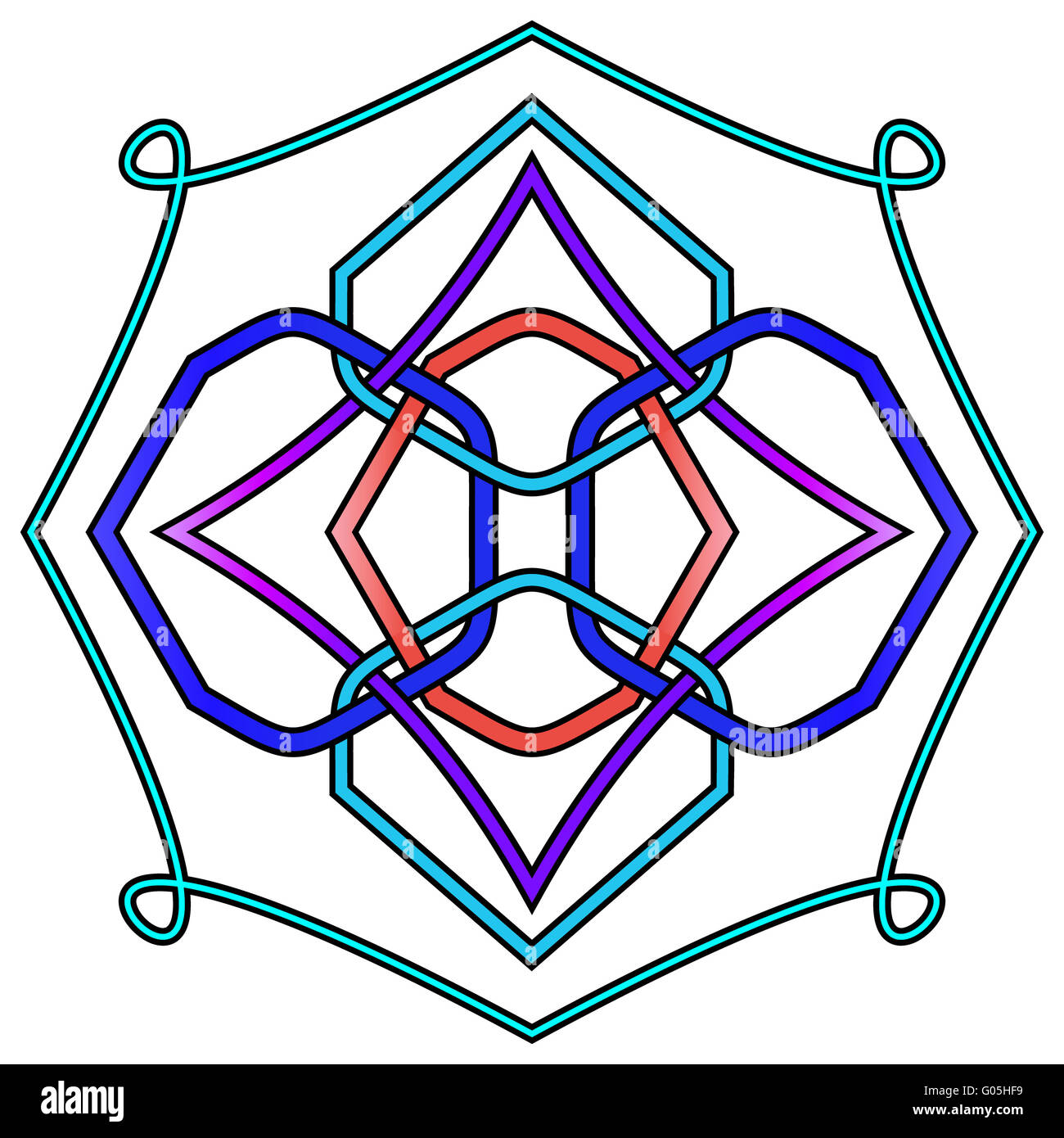 Abstract Celtic Knot Stock Photo - Alamy