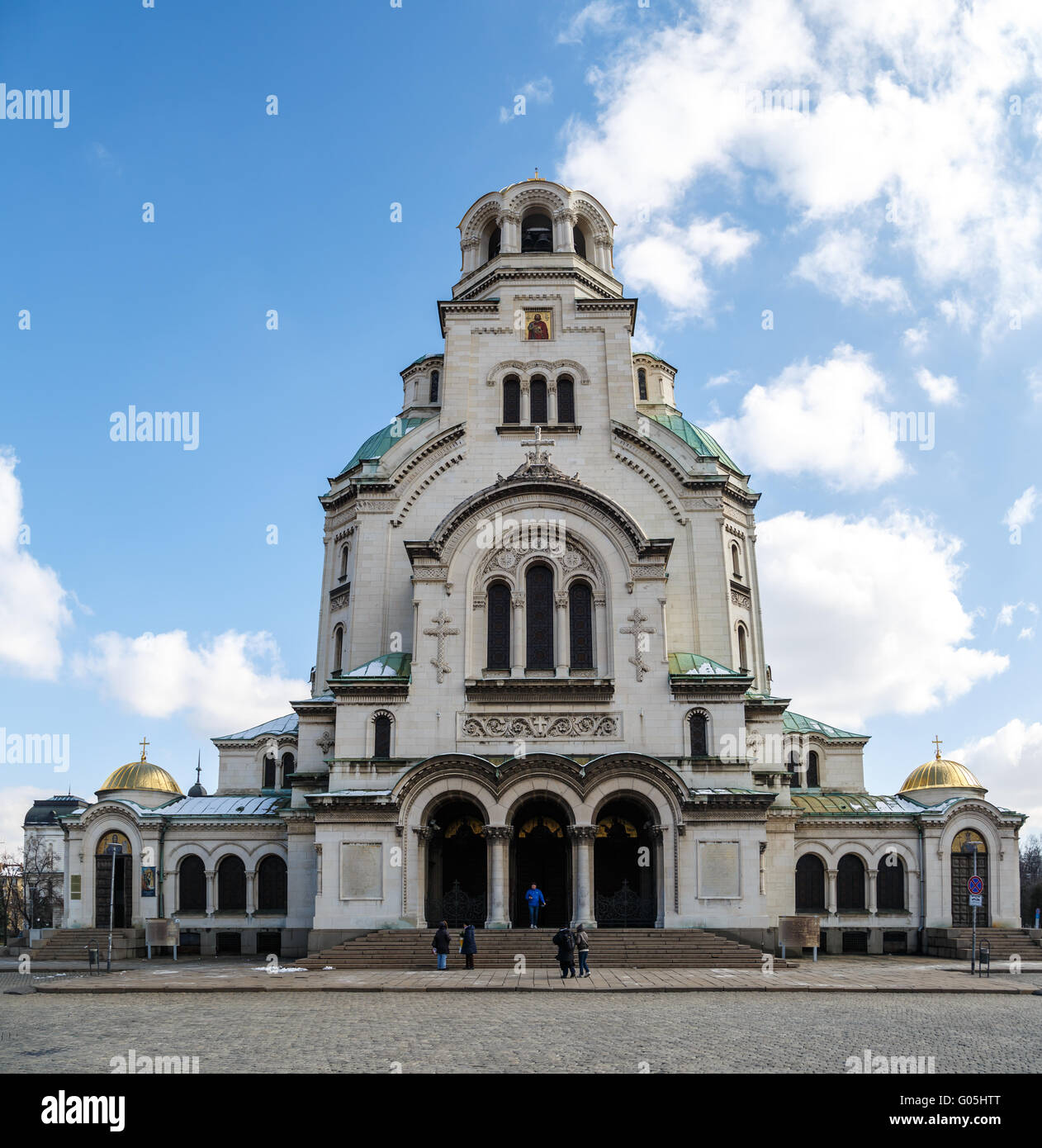 SOFIA, BULGARIA - FEBRUARY 7, 2016 : General view of famous Bulgarian ...