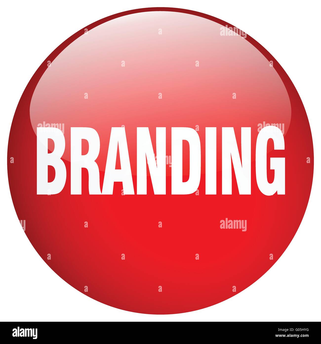branding red round gel isolated push button Stock Vector Image & Art ...