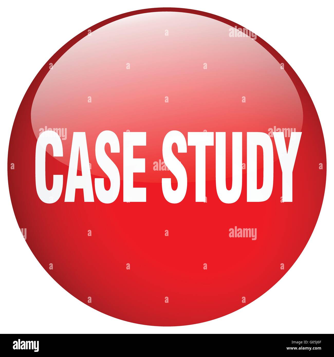case study red round gel isolated push button Stock Vector Image & Art ...
