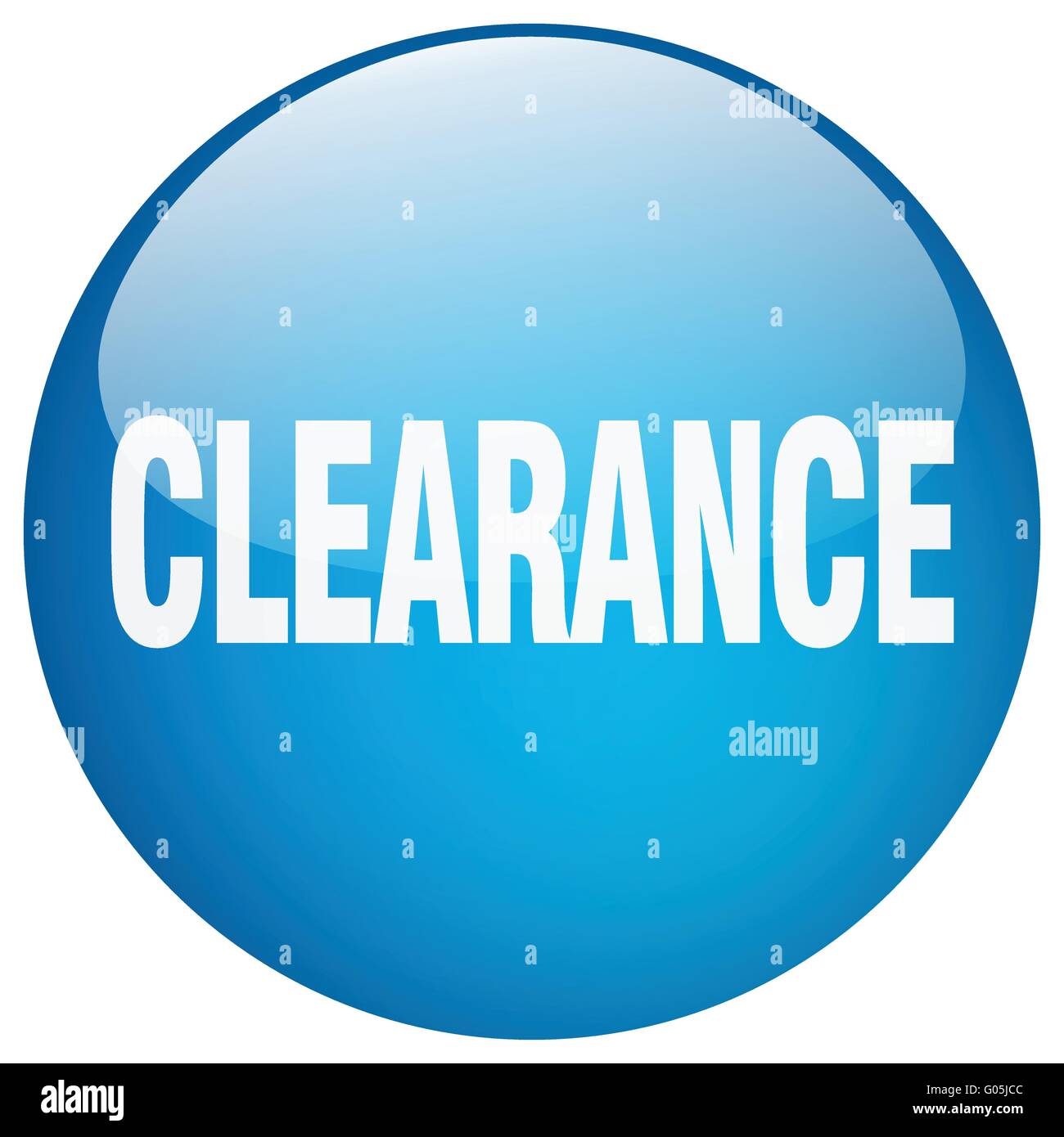 clearance blue round gel isolated push button Stock Vector Image & Art ...