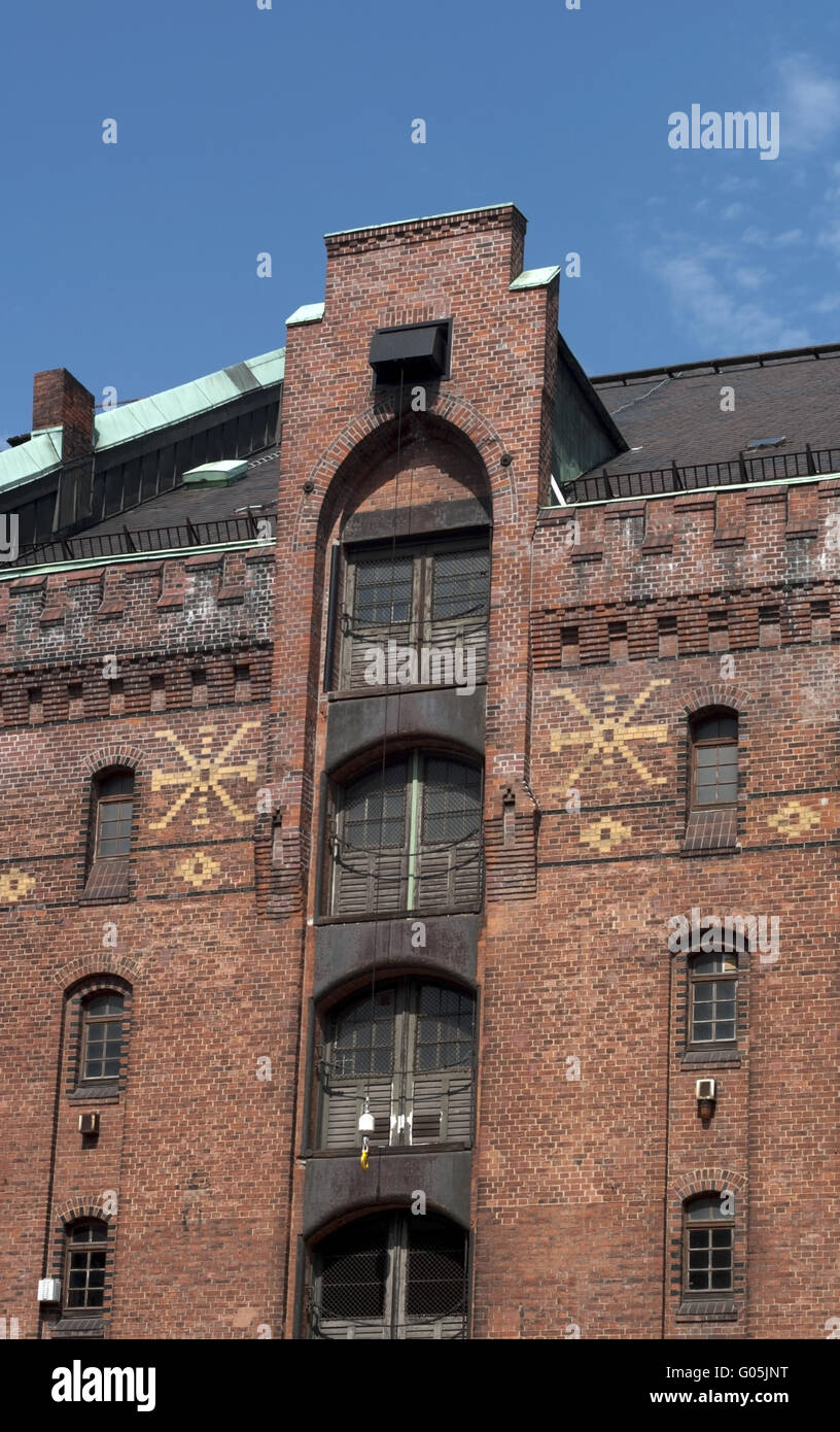 old storage buildings, facade 2 Stock Photo - Alamy