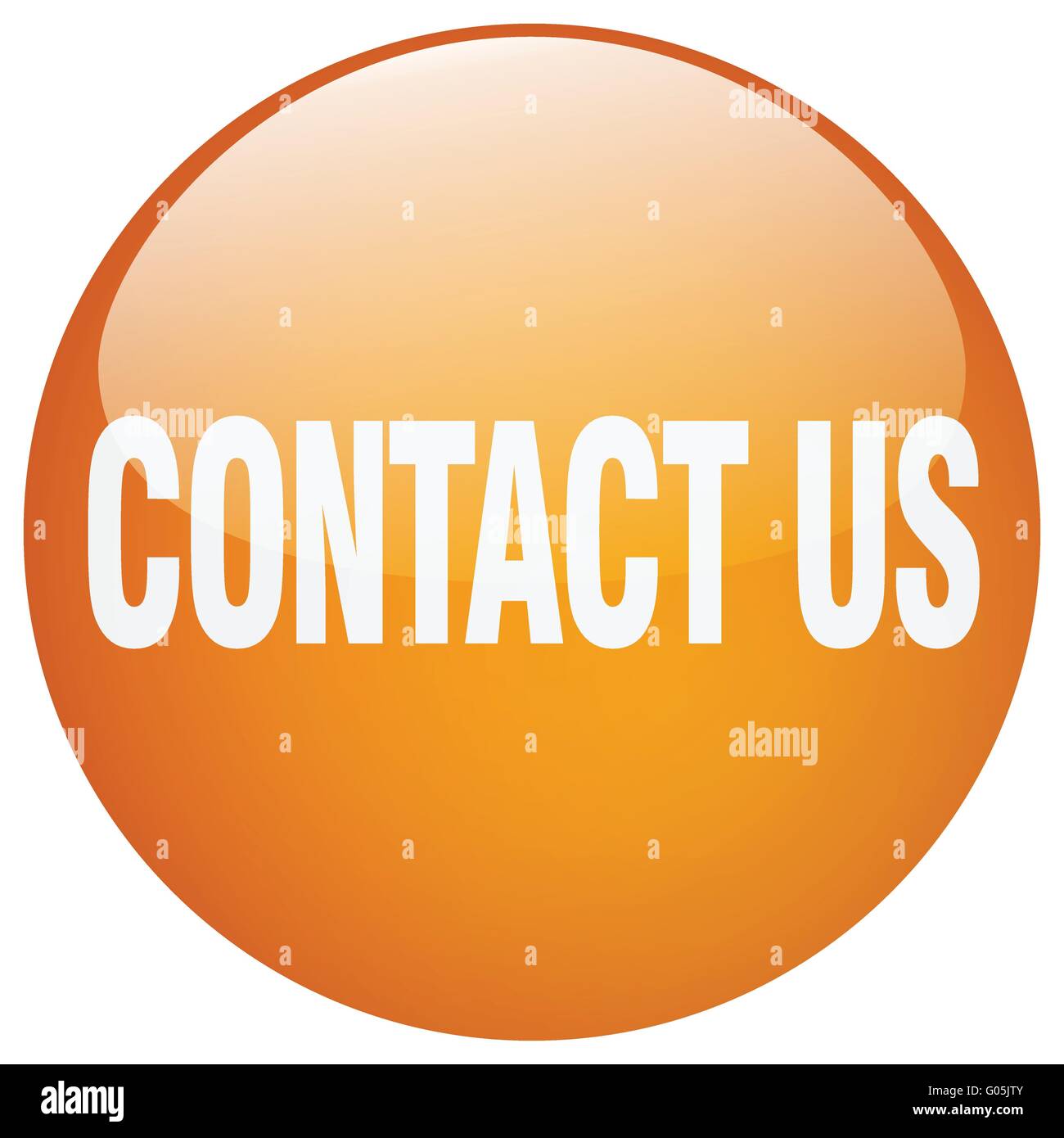 contact us orange round gel isolated push button Stock Vector Image & Art - Alamy