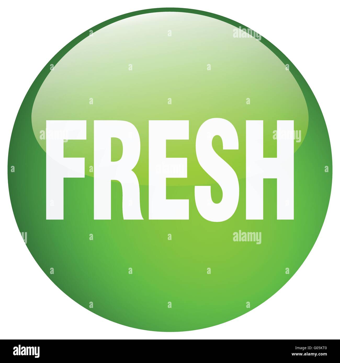 fresh green round gel isolated push button Stock Vector Image & Art - Alamy
