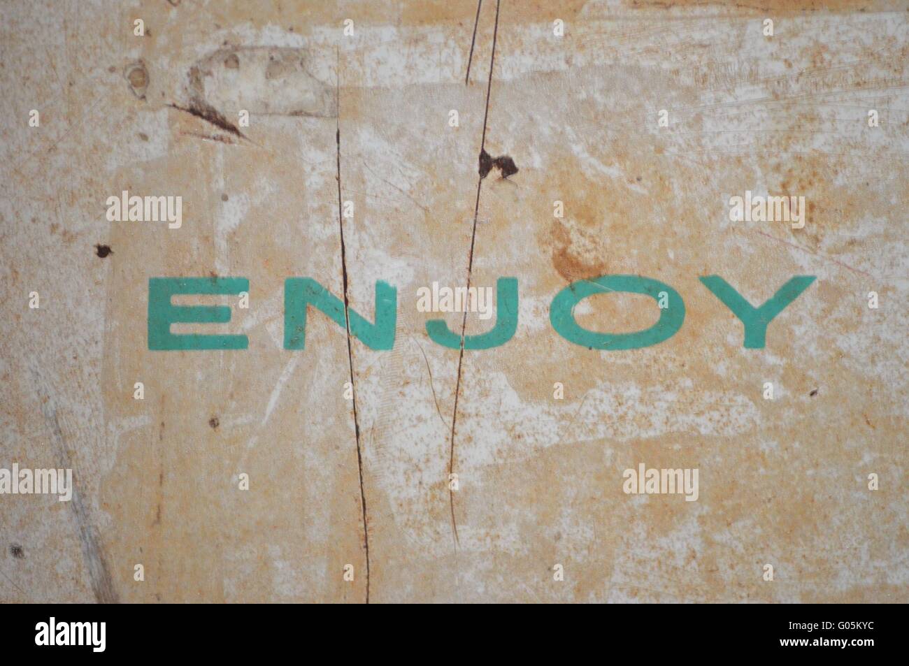 The word enjoy hi-res stock photography and images - Alamy