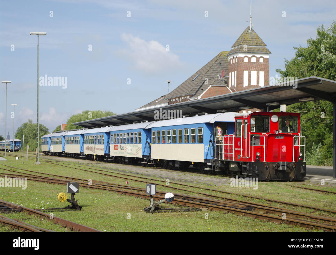 island railway wangerooge Stock Photo - Alamy
