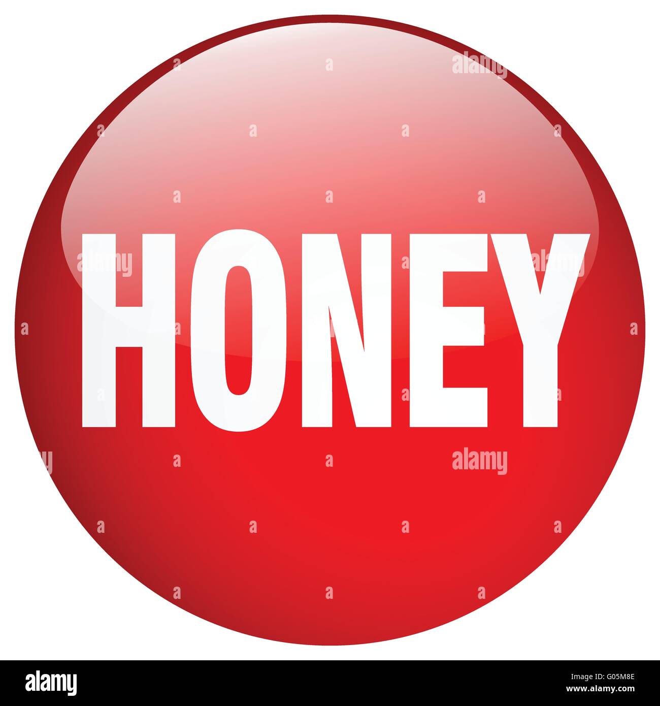 honey red round gel isolated push button Stock Vector Image & Art - Alamy