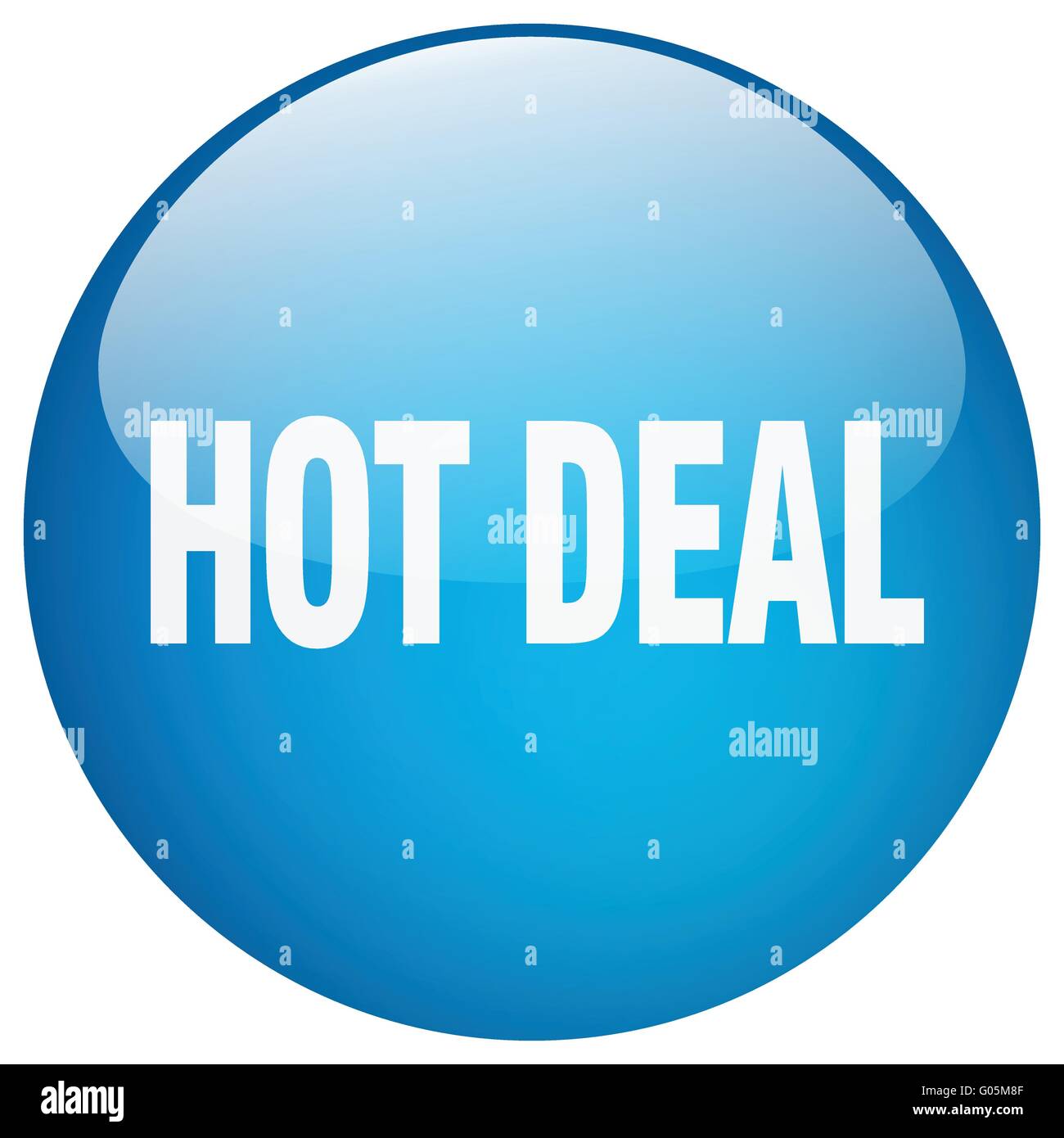 hot deal blue round gel isolated push button Stock Vector Image & Art ...