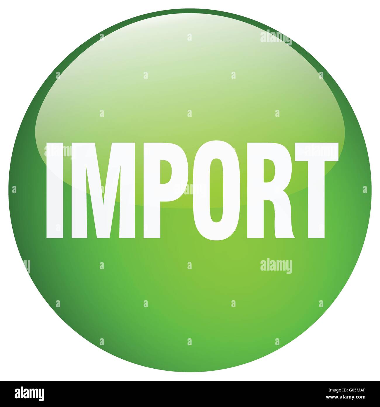 import green round gel isolated push button Stock Vector Image & Art ...