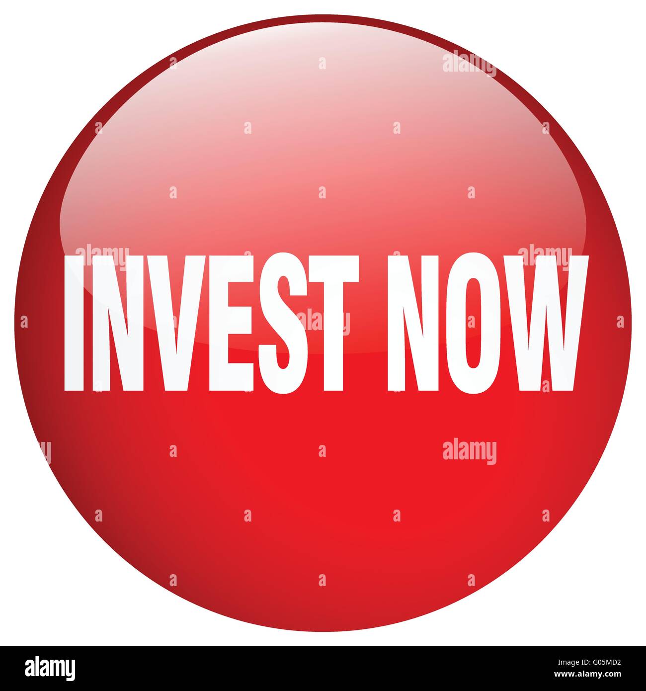 invest now red round gel isolated push button Stock Vector Image & Art ...
