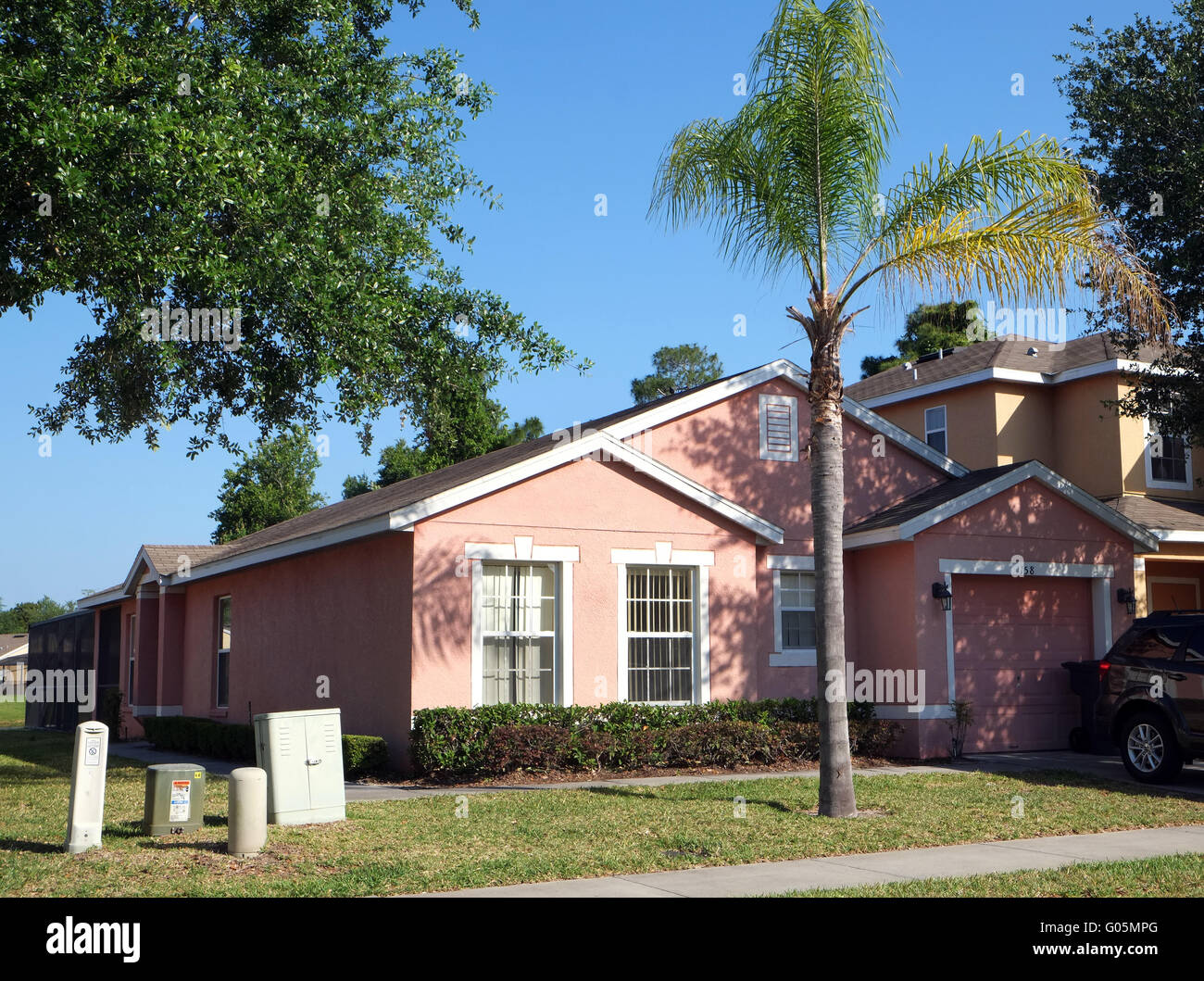 Typical single storey family home in central Florida, just south of ...