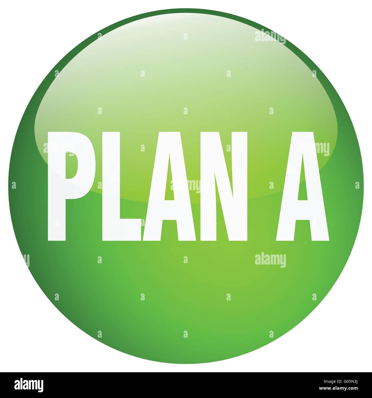 plan a green round gel isolated push button Stock Vector Image & Art ...